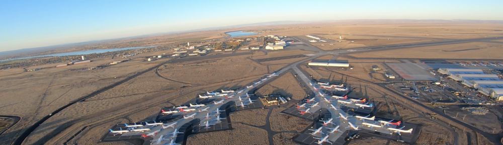 Helicopter Photo Flight: 737 MAX Airplanes at Moses Lake | An Eclectic Mind