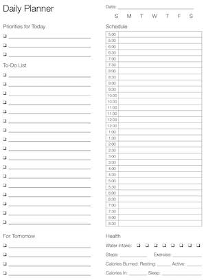 An Eclectic Mind - Staying Focused with a Daily PlannerAn Eclectic Mind